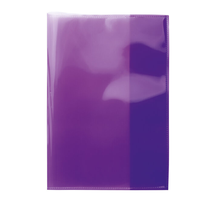 Protège-cahiers transparent PLUS A5 violet