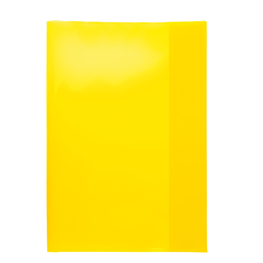 Protège-cahiers transparent PLUS A4 jaune