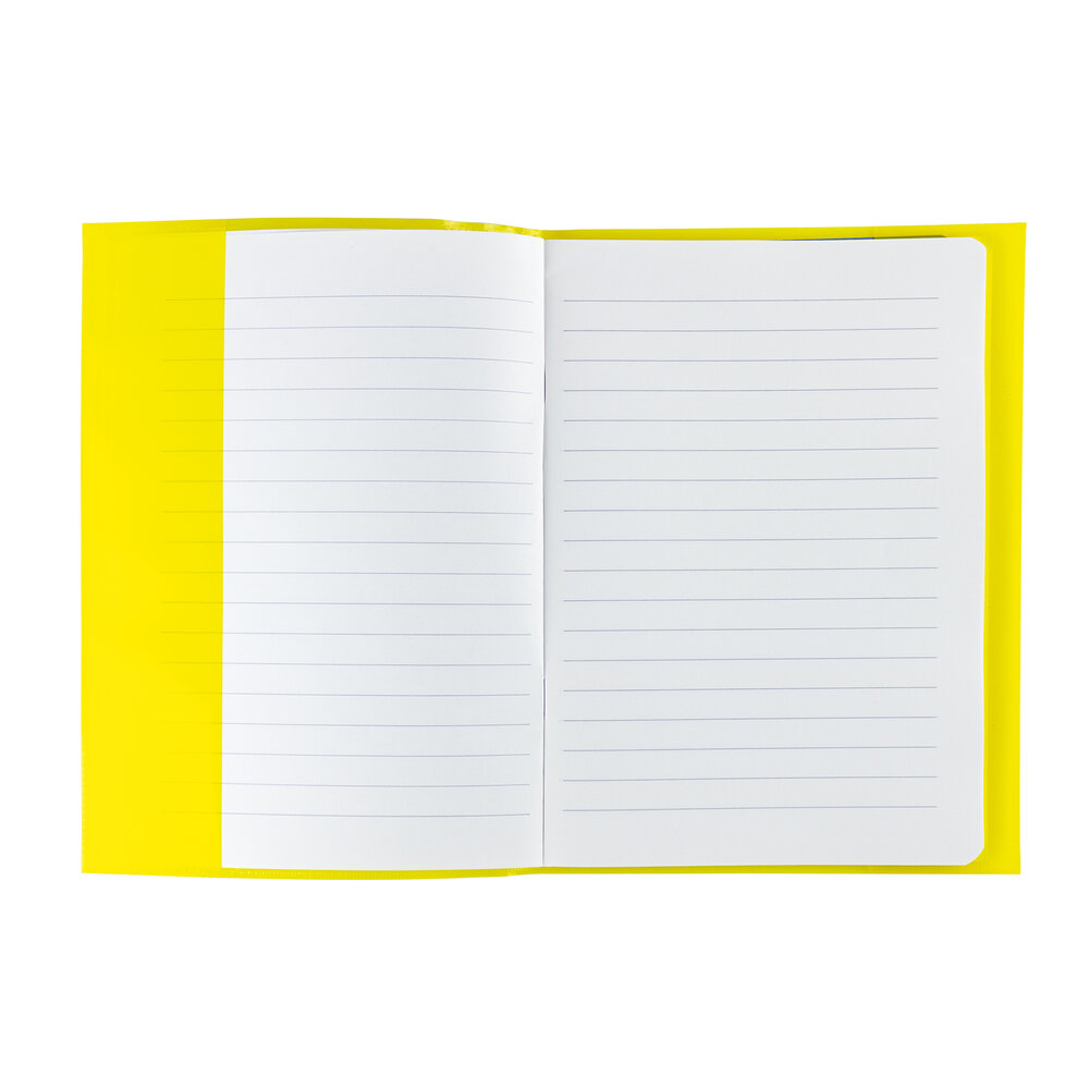 Protège-cahiers transparent PLUS A5 jaune